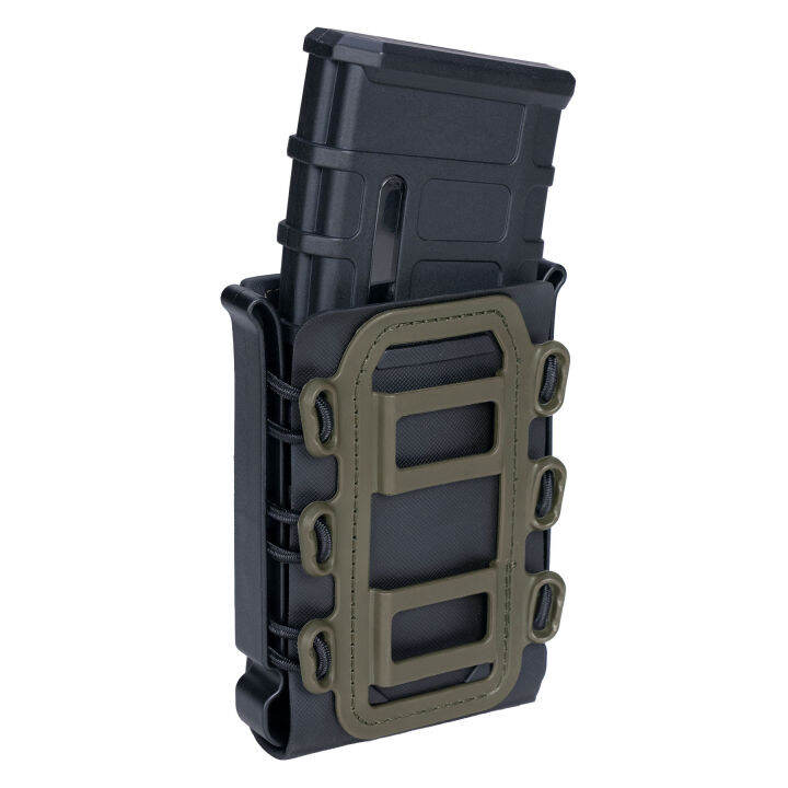 IDOGEAR Tactical Soft Shell Mag Carrier with Molle Clip for 556 G Code ...