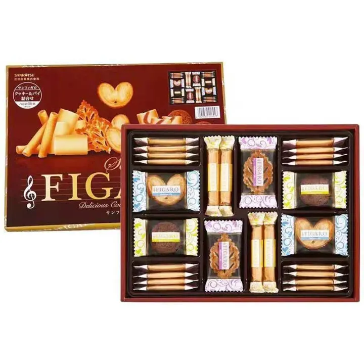 ZEJUN Sanli Sanritsu Japan Imported Figaro Assorted Music Cookies ...