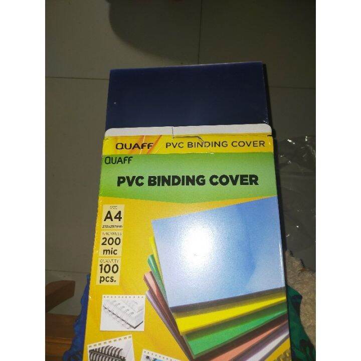 Pvc BINDING a4 size 200mic quaff brand | Lazada PH