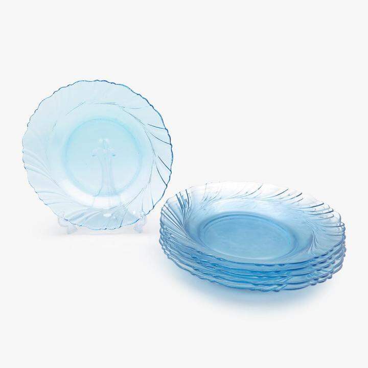 Piring Makan Kaca 9 inci isi 6 | Lazada Indonesia