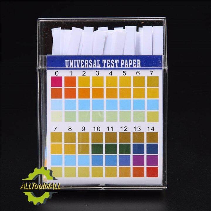ALLToolMALL 100 Strips of 0-14 PH Alkaline Acid Indicator Paper for ...