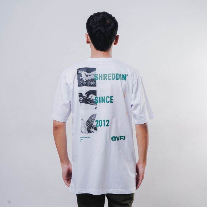 GVFI T-Shirt Shred Club White | Lazada Indonesia