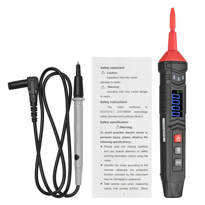 Smart Sensor HABOTEST HT121 Pen Type Digital Multimeters Smart Handheld ...