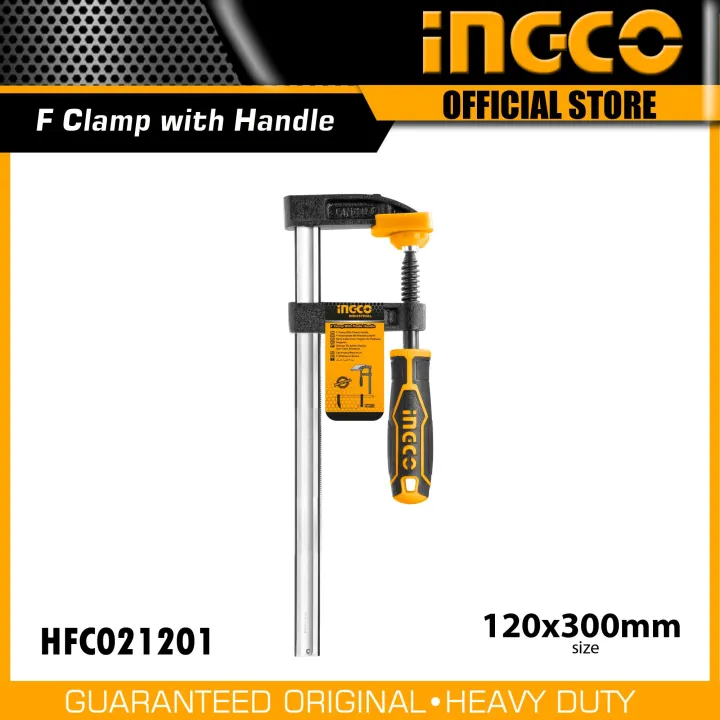 INGCO F Clamp with Handle 120x300mm (HFC021201) IHT | Lazada PH