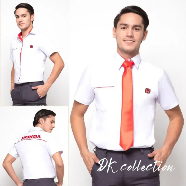Baju Honda pria lengan pendek baju seragam Honda seragam sales Honda ...