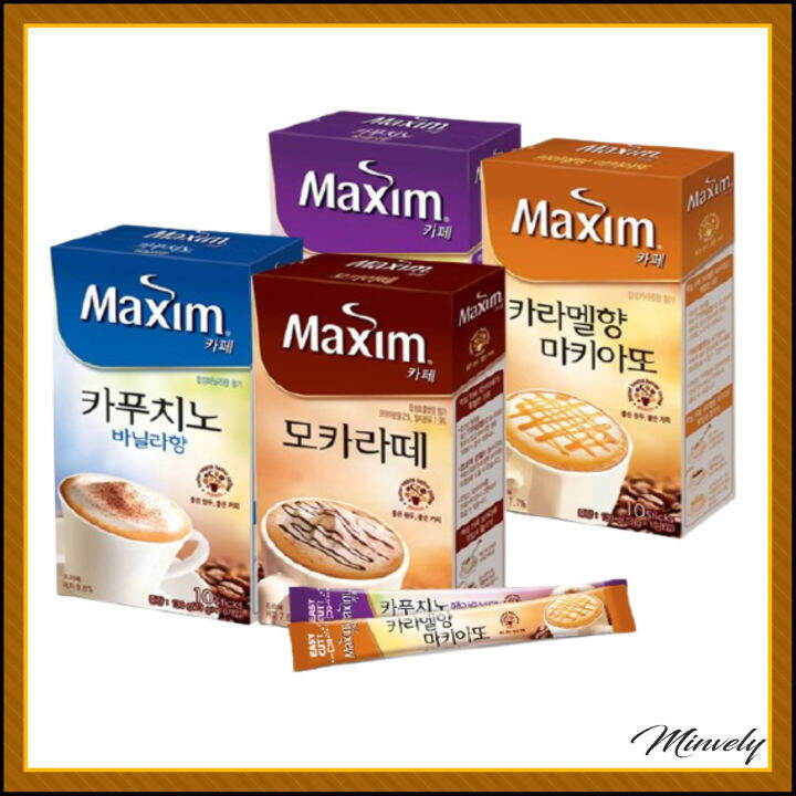 [Maxim] Cafe Coffee Series Instant Coffee Stick ( Cappuccino Vanilla ...