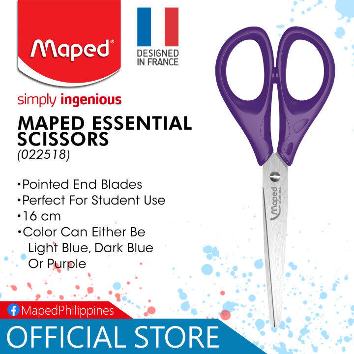 MAPED Essential Scissors | Gunting | Pulse | Pointed end blades ...