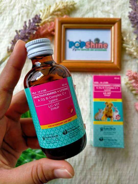 LC Vit Multivitamins Syrup 60ml LC-Vit Vitamins Amino Acid Pet ...
