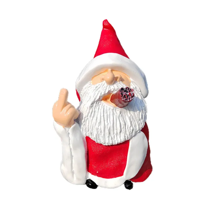 Sanwood® Miniature Ornament Middle Finger Gesture Garden Decoration Red ...