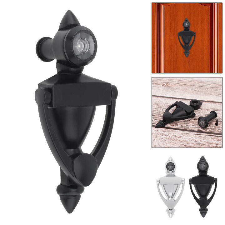 5 Inch Door Knocker Door Handle with 180 Degree High Definition Door ...