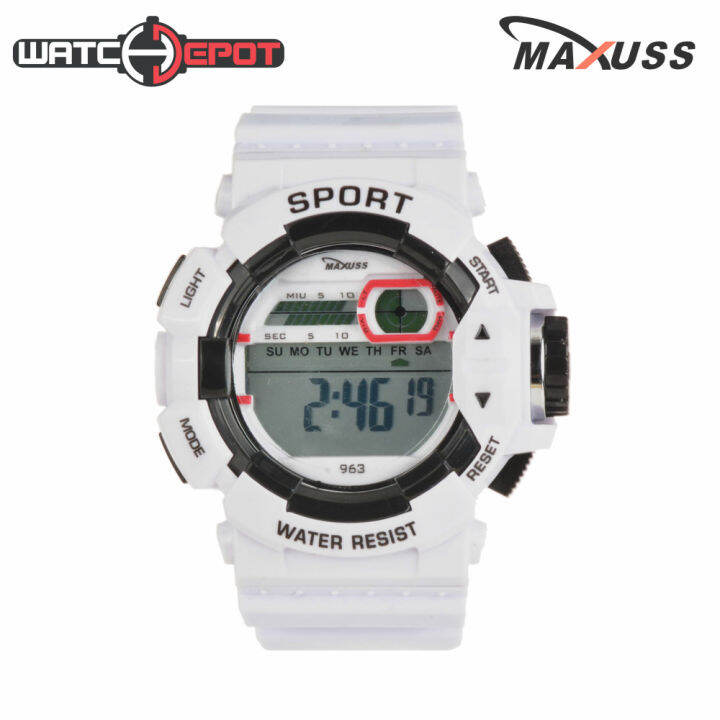 Maxuss Ladies Rubber Sports Watch 963 (White) | Lazada PH