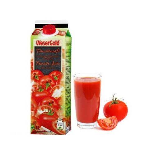 Wesergold Real Fresh and PureTomato Juice, 1 Liter (No Added Sugar and Flavour) | Lazada