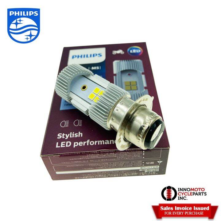 Philips LED - Headlight Bulb 12V 6/6W M5 / T19 - Ultinon Essential Moto ...