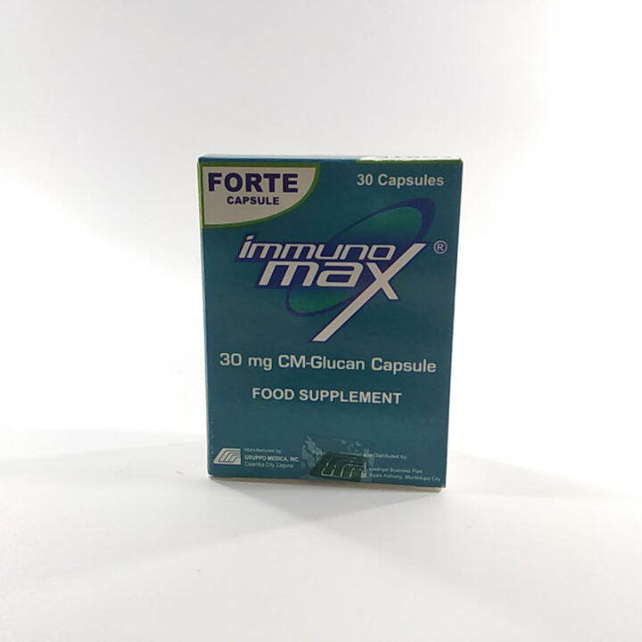 Immuno max forte capsule 30's | Lazada PH