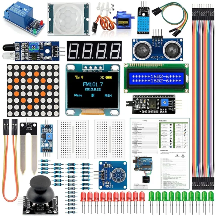 Starter Kits for Arduino Kits R3 Nano V3.0 Mega 2560 Mega 328 Kit ...