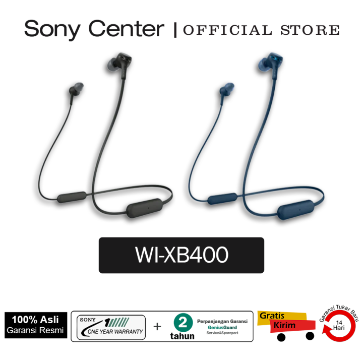 SONY WI-XB400 / WIXB400 / WI XB400 EXTRA BASS Wireless In-ear ...