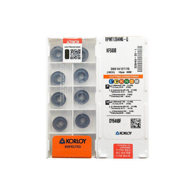 Insert RPMT 1204 MO Q KORLOY Pahat Milling RPMT 12 04 Mata RPMT1204MO-Q ...