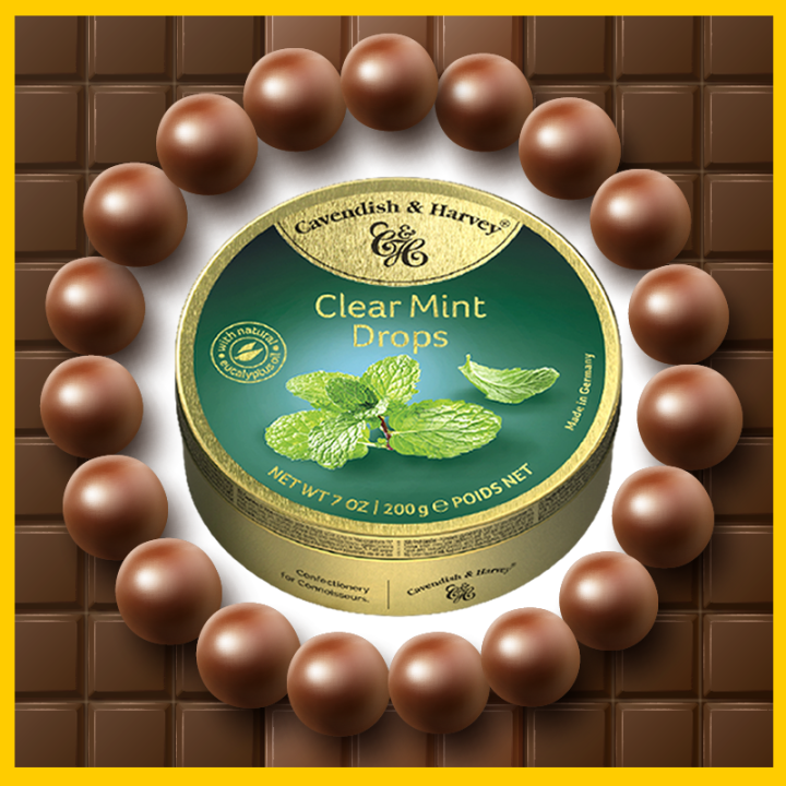 CAVENDISH & HARVEY Clear Mint Drops, 200g [Exp: AUGUST 2025] | Lazada
