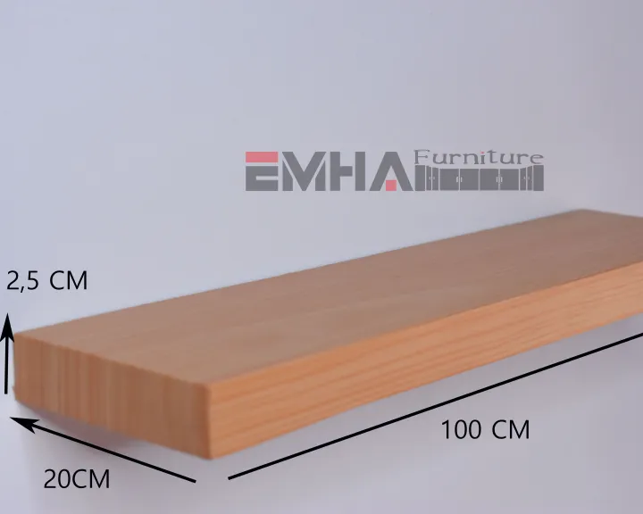 RAK AMBALAN DINDING (P)100&80&60 X (L)20 X (T)2,5 CM KUNING KAYU ...