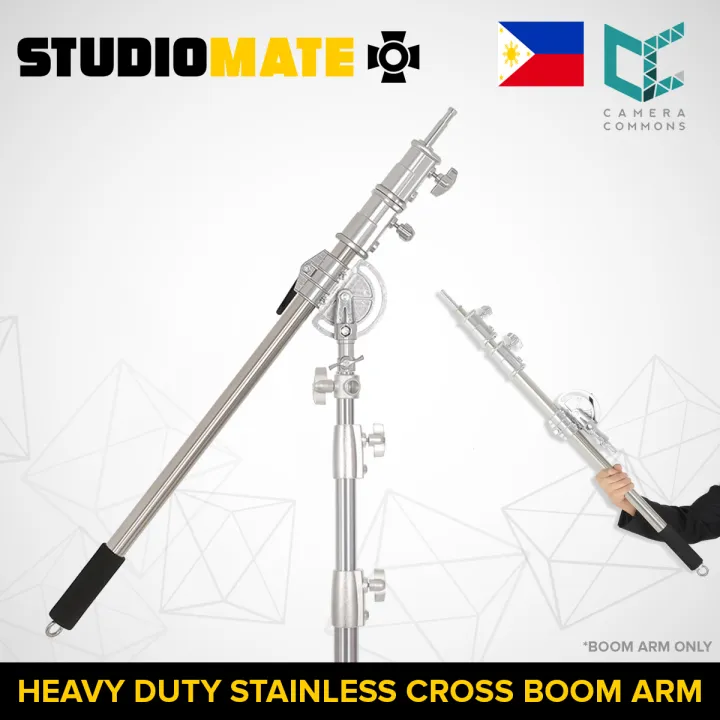 STUDIOMATE SM53 Heavy Duty Stainless Cross Boom Arm Adjustable for ...