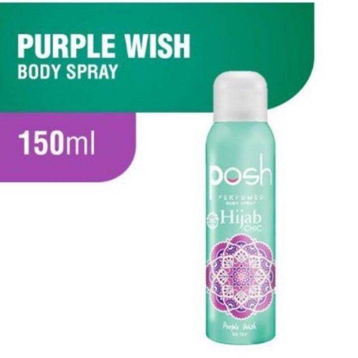 POSH Hijab Spray Cologne Purple Wish Botol 150ml | Lazada Indonesia