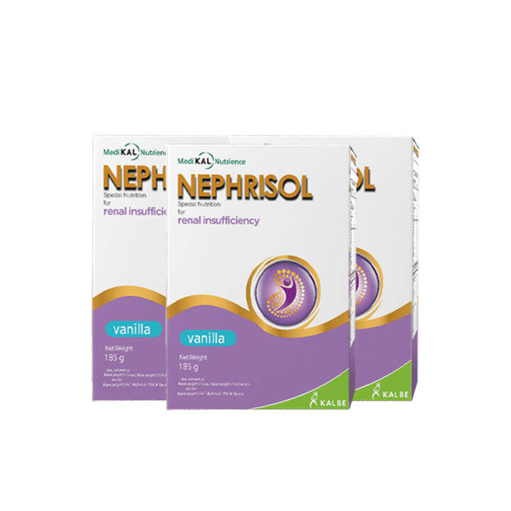 Nephrisol Vanilla 185 grams Low Protein Milk (3 x 185 grams) | Lazada PH