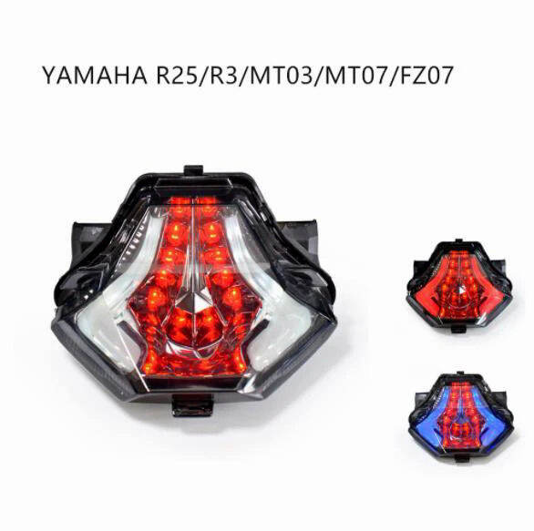 for Yamaha R25 R3 MT03 MT07 taillight r30 Motorcycle Rear Tail Light ke ...