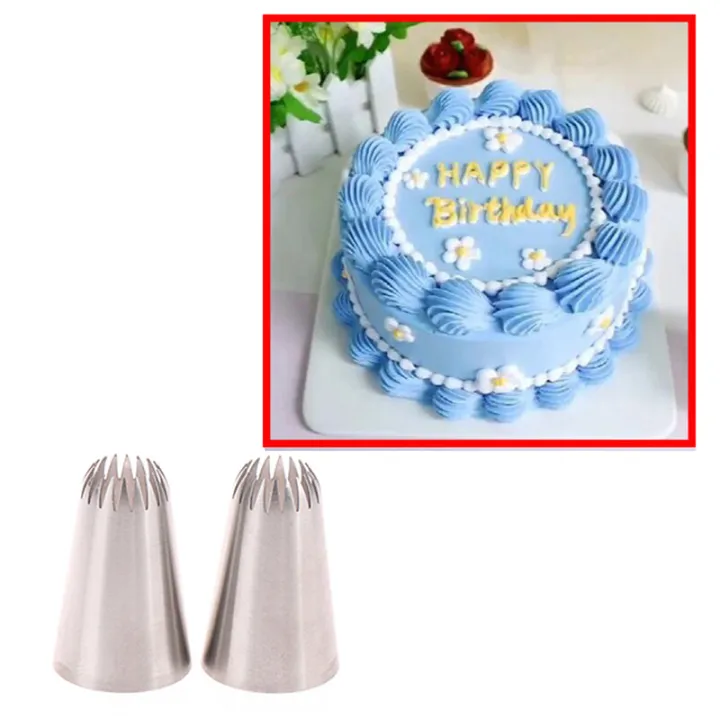 D66 #18 Open Star Icing Nozzle Piping Tip Stainless Steel Cake ... D66 #18 Open Star Icing Nozzle Piping Tip Stainless Steel Cake ...
