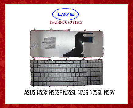 ASUS N55X N55SF N55SL N75S N75SL N55V N75SF N55 N55S N57 N75 Keyboard ...
