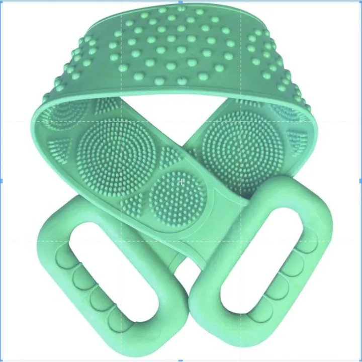 Back Scrubber New Model Silicone Back Scrub 2 Sided Bath Cord Grimmdc