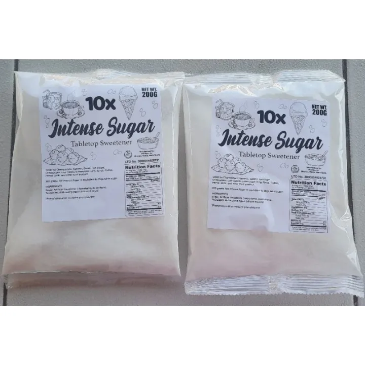 SALE!!! 10X Intense Sugar 200grams 2 PCS | Lazada PH