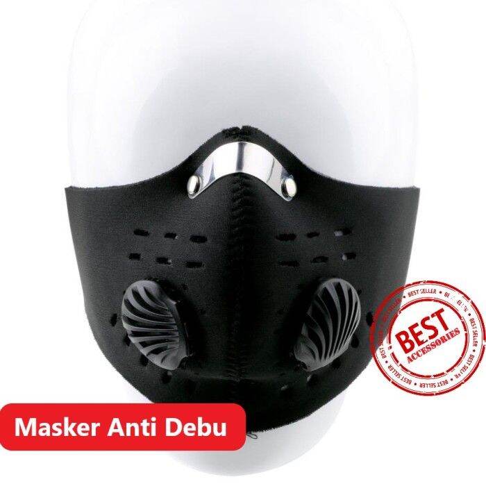 Masker Motor Filter Anti Polusi Debu Bisa Cuci Pakai | Lazada Indonesia