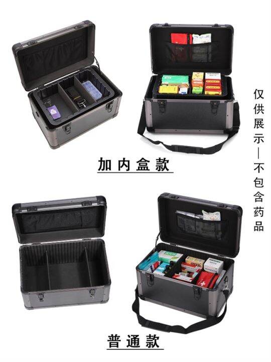 Aluminum alloy medical toolbox with lock portable outdoor box family ...
