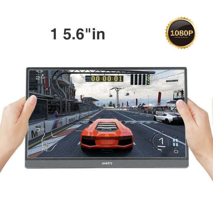 Portable Monitor for Laptop Anmite 15.6"4K IPS FHD Portable Led Touch ...