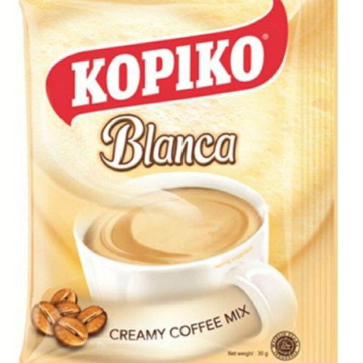 Kopiko Blanca 3-in-1 Coffee Mix Blanca | 30g 10pcs | Lazada PH