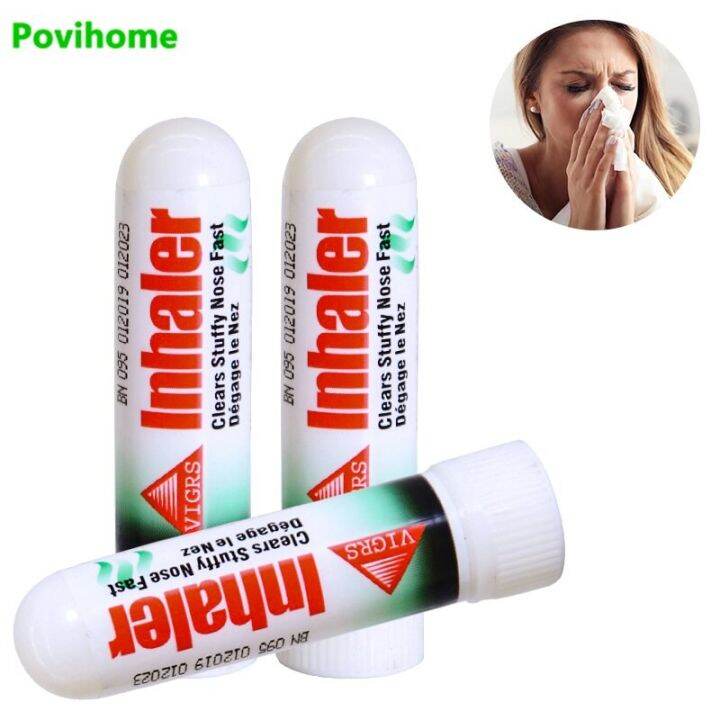 2pcs Nasal Inhaler Natural Essential Thailand Rhinitis Mint Nose ...