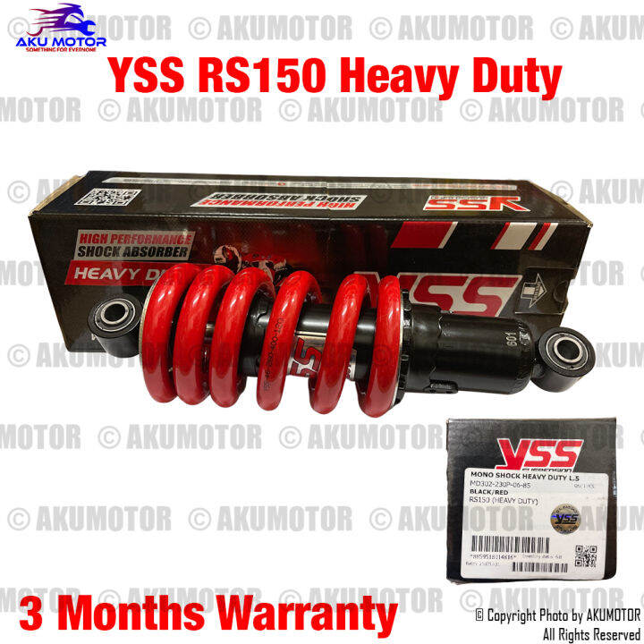 YSS RS150 MONOSHOCK RS150 Absorber Heavy Duty 225mm 235mm Original Thailand | Lazada