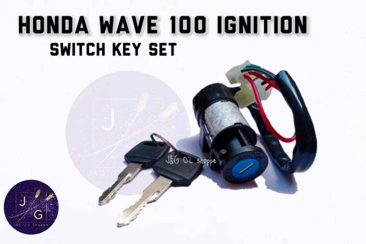 Honda Wave 100 Ignition switch key set | Lazada PH