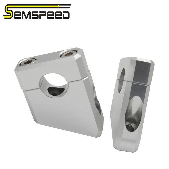 SEMSPEED Universal 22mm Motorcycle Handlebar Riser Bar Mount Handle Clamp For Honda CBR300R ...