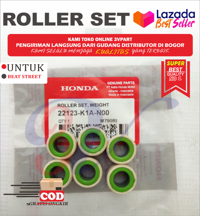 ROLLER SET HONDA BEAT STREET 22123-K1A-N00 | Lazada Indonesia