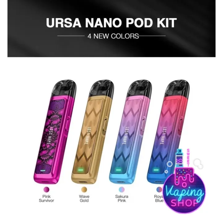 AUTHENTIC • Lost Ursa Nano Pod System Kit 800mAh with FREE LANYARD ...