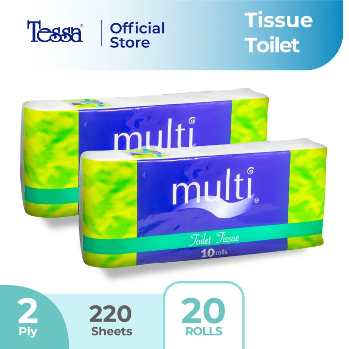 Tissue Multi Toilet 220s x 10R 2p - Twin Pack | Lazada Indonesia