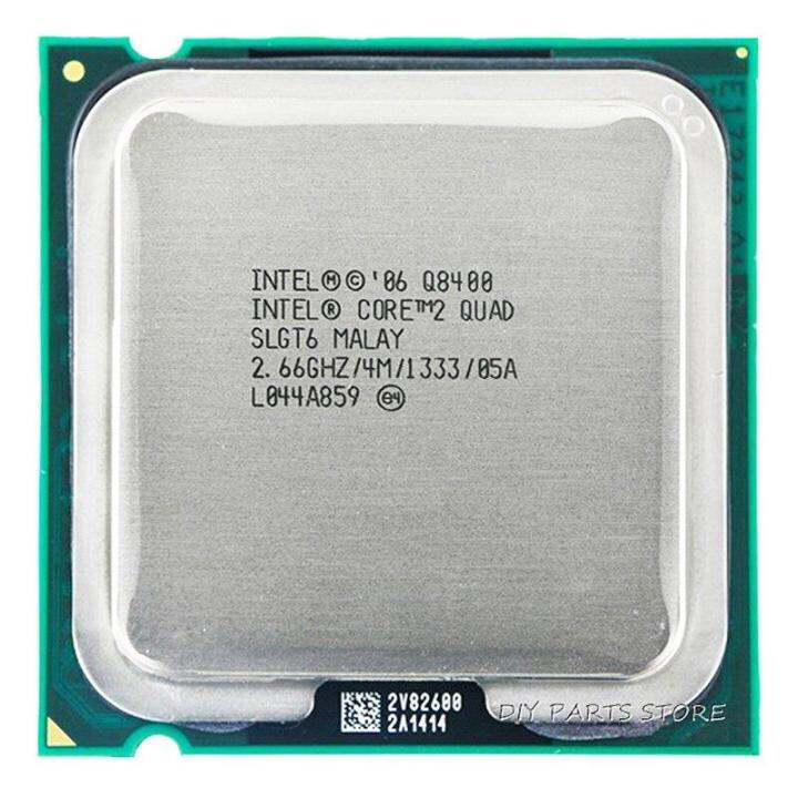 4 core Core 2 Quad Q8400 CPU Processor 2.66Ghz/ 4M /1333GHz) Socket LGA ...