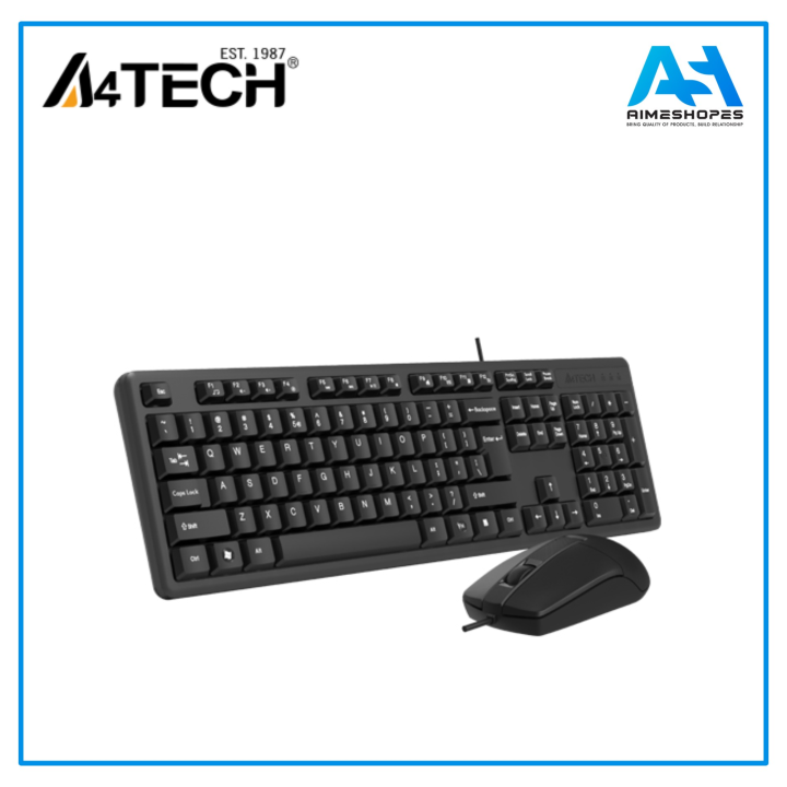 A4Tech KK-3330 Multimedia FN Desktop Keyboard and Mouse | Lazada PH