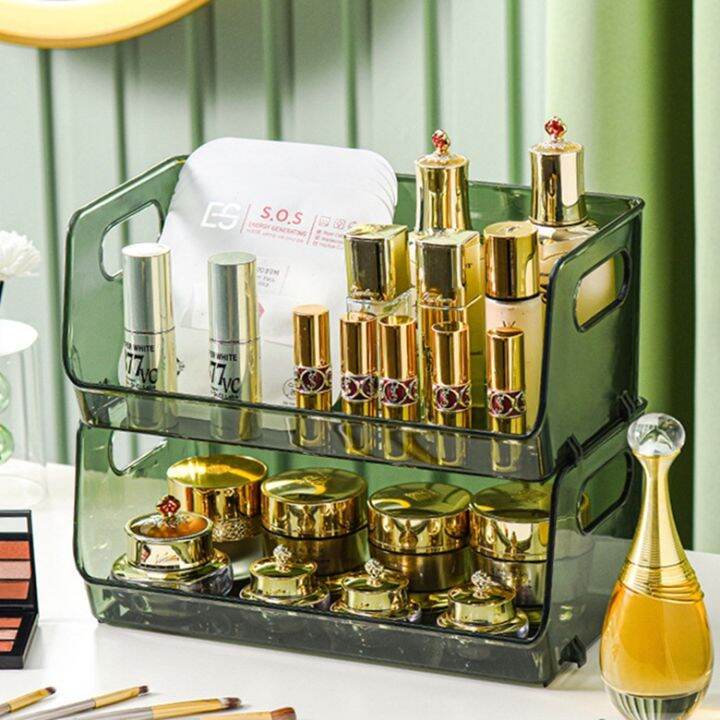 Rak Makeup Akrilik Tampilan Makeup yang Teratur dan Elegan BESAR ...