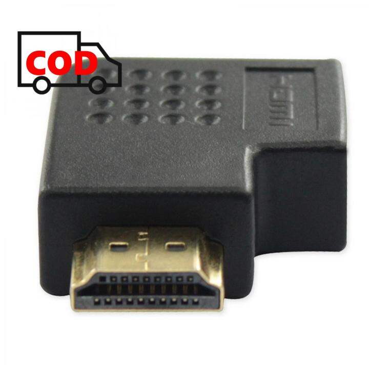 HDMI Converter Male ke Female Bentuk L Shape Tanpa Pengurangan ...