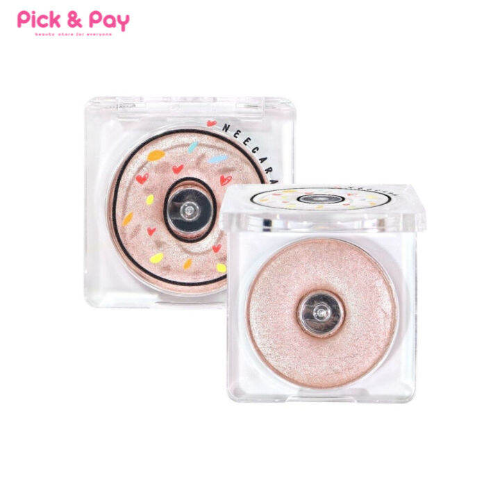 ไฮไลท์ ผิวฉ่ำโกลว์ สวย ฉ่ำ NEE CARA DONUT HIGHLIGHTING POWDER (N336 ...
