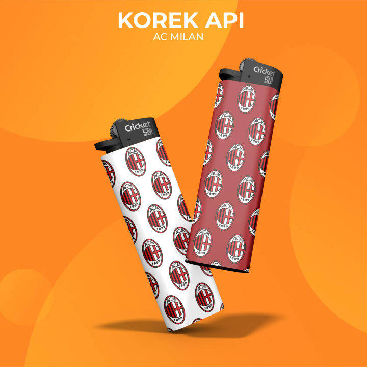 [BM Lighter] AC Milan || Korek Api Aesthetic / Korek Api Cricket - FACE ...