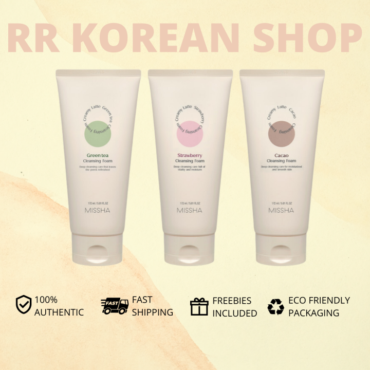 [AUTHENTIC] Missha Creamy Latte Cleansing Foam 172ml | Lazada PH