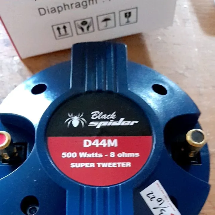 BLACKSPIDER D44M DRIVER TWEETER BLACK SPIDER D44 SUPER TWEETER 500 WATT PROFESIONAL DRIVER ...